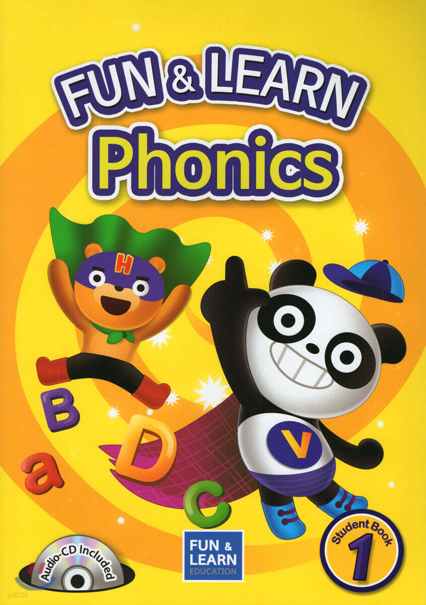 [중고샵] Fun & Learn Phonics 1 : Student Book + CD - 예스24