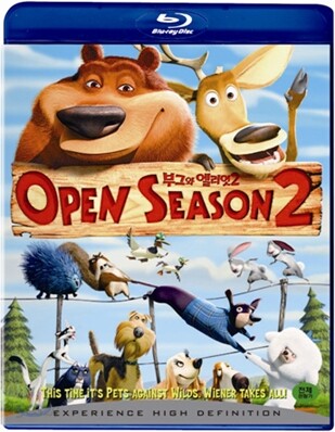 [중고샵] [블루레이 새제품] 애니 부그와 엘리엇 2 - Open Season 2 (1DISC) - 예스24