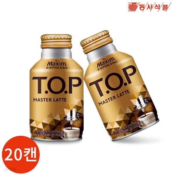 동서 티오피 TOP 마스터 라떼 275ml x 20캔 - 예스24