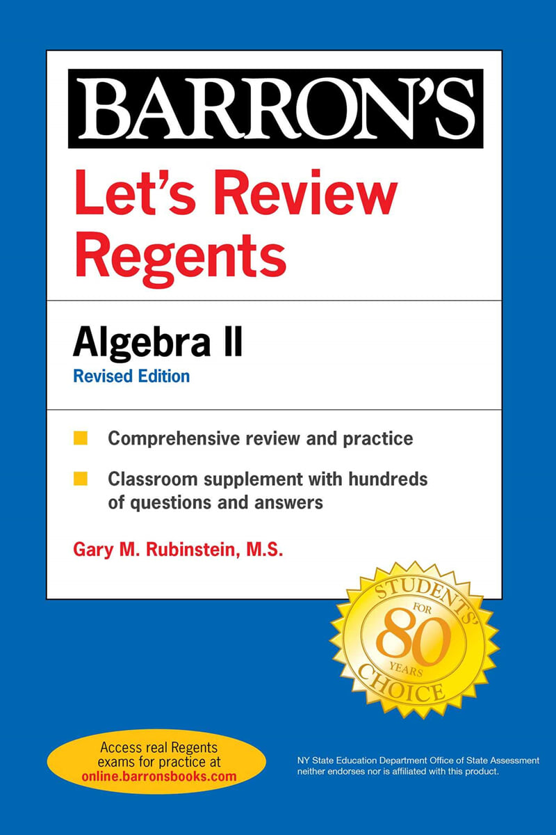Let's Review Regents: Algebra II Revised Edition - 예스24