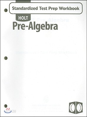 Pre-algebra, Grades 6-8 Standardized Test Prep Workbook - 예스24