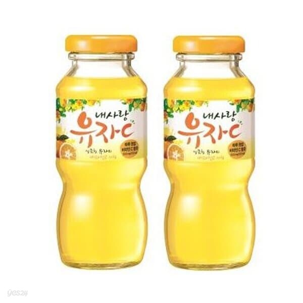 웅진 내사랑유자C 180mL 24병 - 예스24