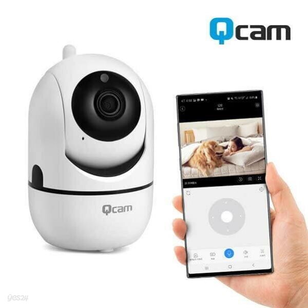 서진네트웍스 큐캠 CCTV IP카메라 무선CCTV 보안카메라 Full HD 100만 화소 QCAM-S10 - YES24