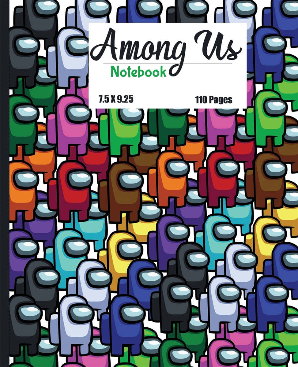 Among Us: Lined Notebook / Journal / Diary Gift, 110 Quality Pages, 7 ...