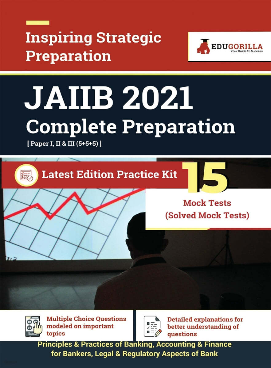 JAIIB 2021 Latest Edition Practice kit with 15 Mock Tests (Paper I, II ...