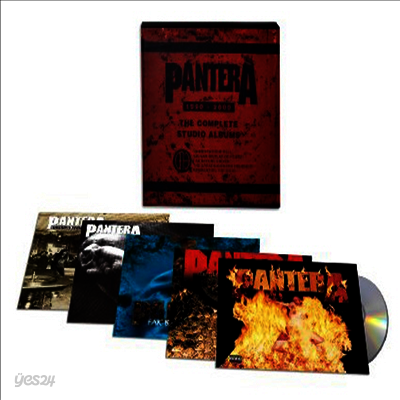 Pantera - Complete Studio Albums 1990-2000 (Remastered)(Box Set)(5CD ...
