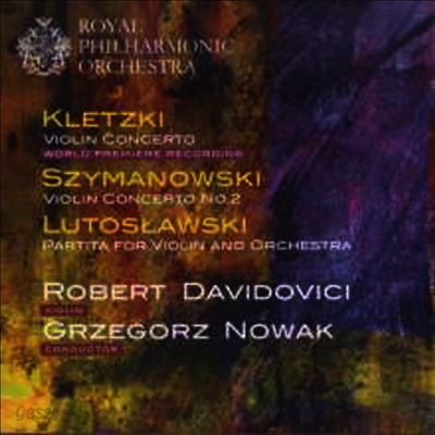 클레츠키, 시마노프스키: 바이올린 협주곡, 루토슬라프스키: 파르티타 (Kletzki, Szymanowski: Violin ...
