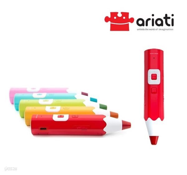 [아리아띠] 유아 레인보우 세이펜 CR3-4BS (32GB) 레드 / 사운드 자석 교구 놀이 - 예스24