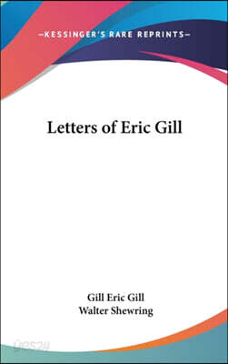 Letters of Eric Gill - 예스24
