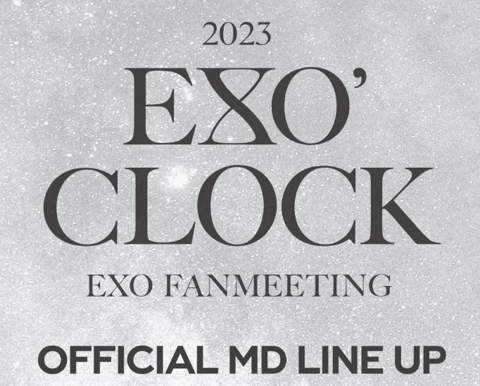 2023 EXO FANMEETING “EXO’ CLOCK” OFFICIAL MD | YES24 이벤트