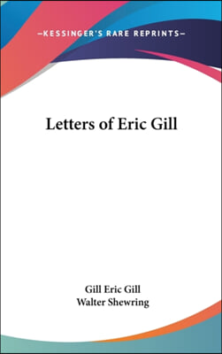 Letters of Eric Gill - 예스24