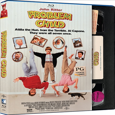 Problem Child (Retro VHS Packaging) (쥬니어는 문제아) (1990)(한글무자막)(Blu-ray ...