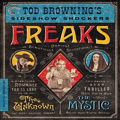 Tod Browning's Sideshow Shockers: Freaks / The Unknown / The Mystic ...