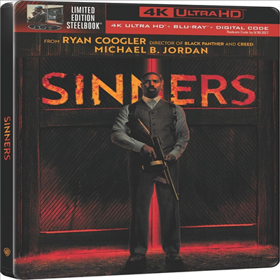 Sinners (Limited Edition Steelbook) (씨너스: 죄인들) (2025)(한글무자막)(4K Ultra ...