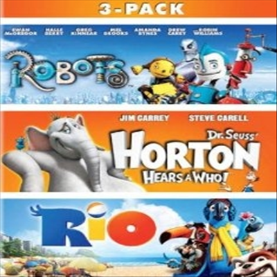 Robots / Horton Hears a Who / Rio (로봇/호튼/리오) (한글무자막)(Blu-ray) | - 예스24