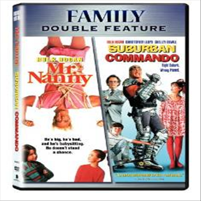 Hulk Hogan Movies Mr. Nanny & Suburban Commando Double Feature DVD ...