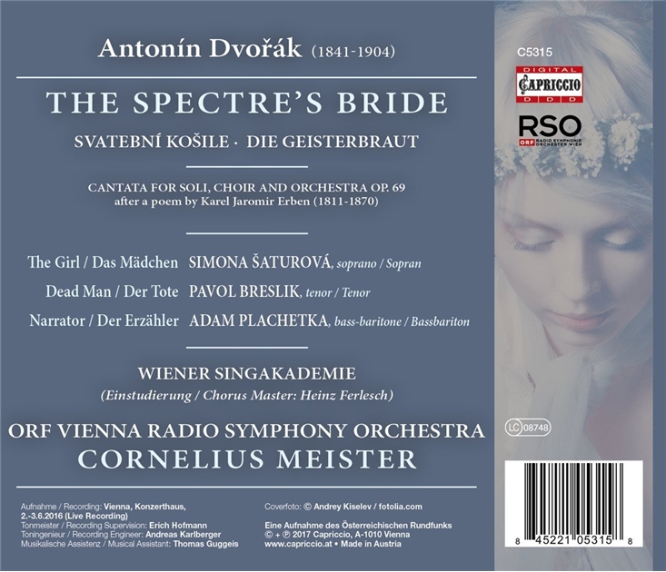 Cornelius Meister 드보르작: 칸타타 '유령신부' (Dvorak: Cantata The Spectre's Bride ...