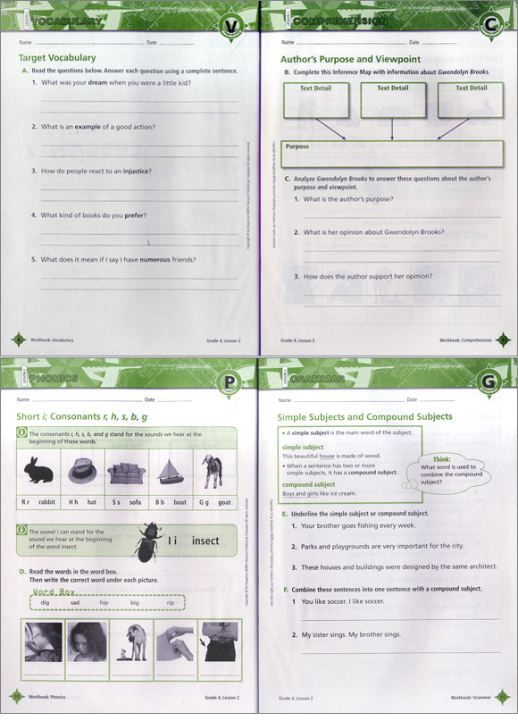 Journeys Write-In Reader Practice Book Grade 4 - 예스24