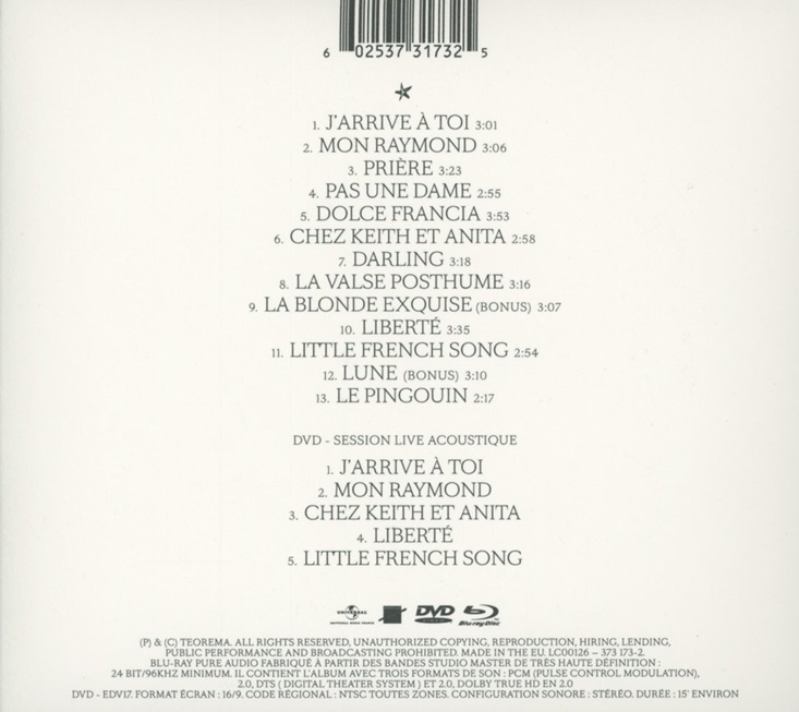 Carla Bruni (카를라 브루니) - Little French Songs [Deluxe Edition] - 예스24