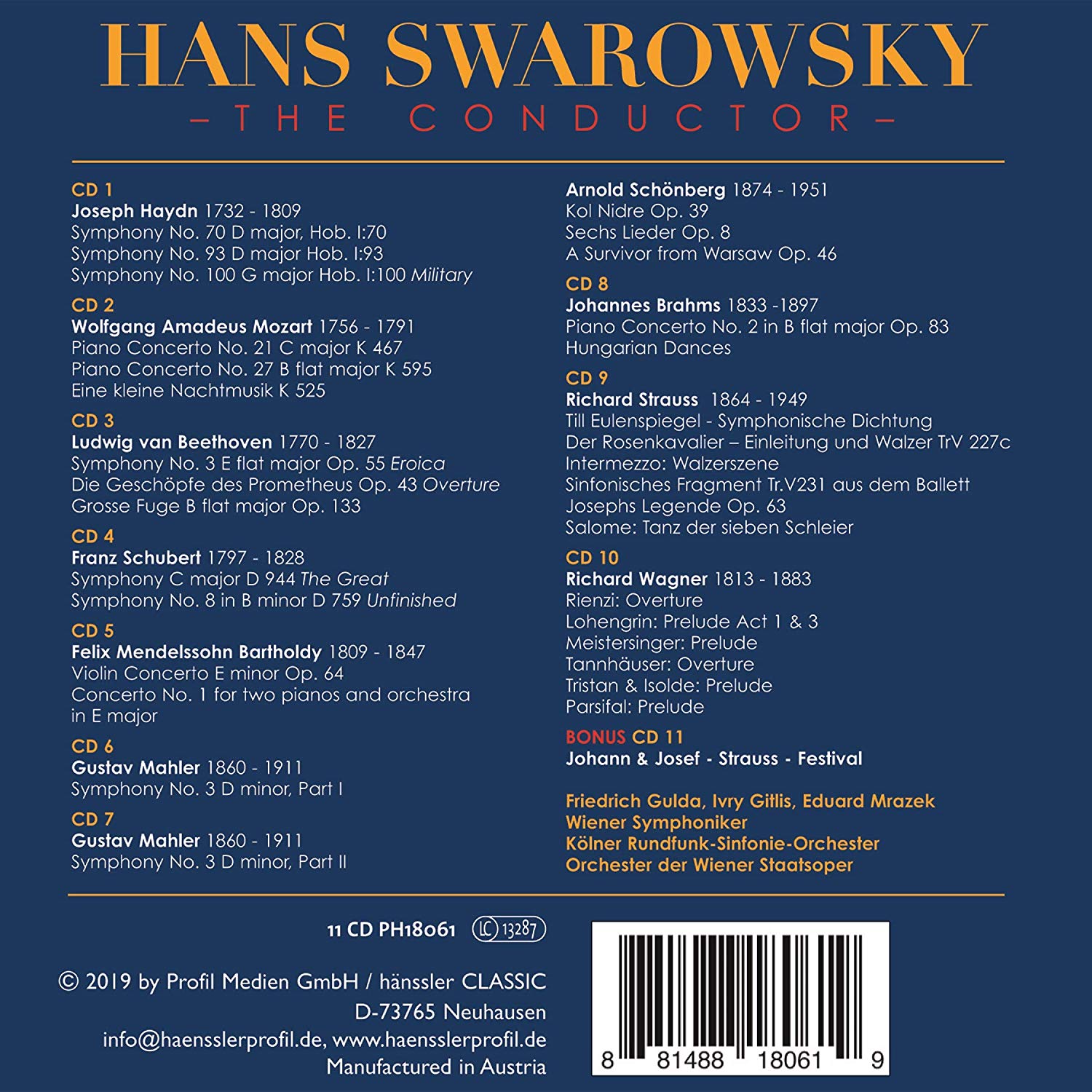 한스 스바로프스키의 지휘 예술 (Hans Swarowsky - The Conductor) - 예스24