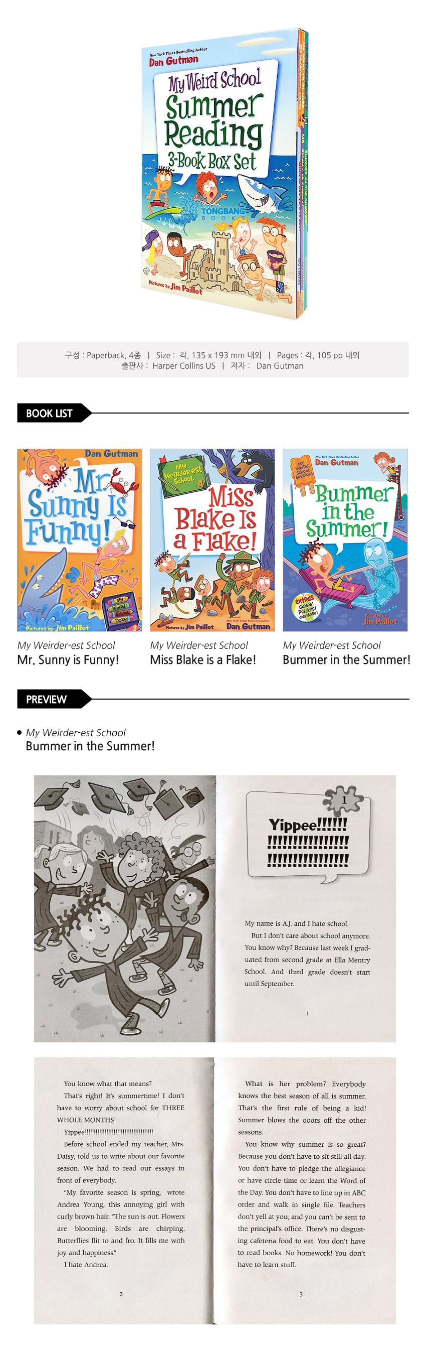 My Weird School Summer Reading 3-Book Box Set: Bummer in the Summer ...