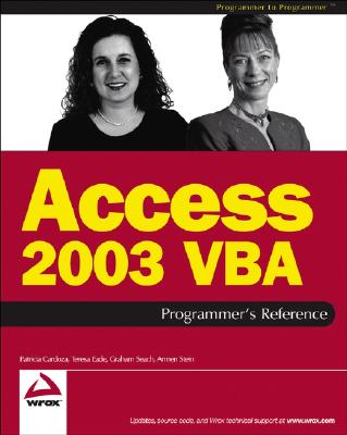 Access 2003 Vba Programmer's Reference - 예스24