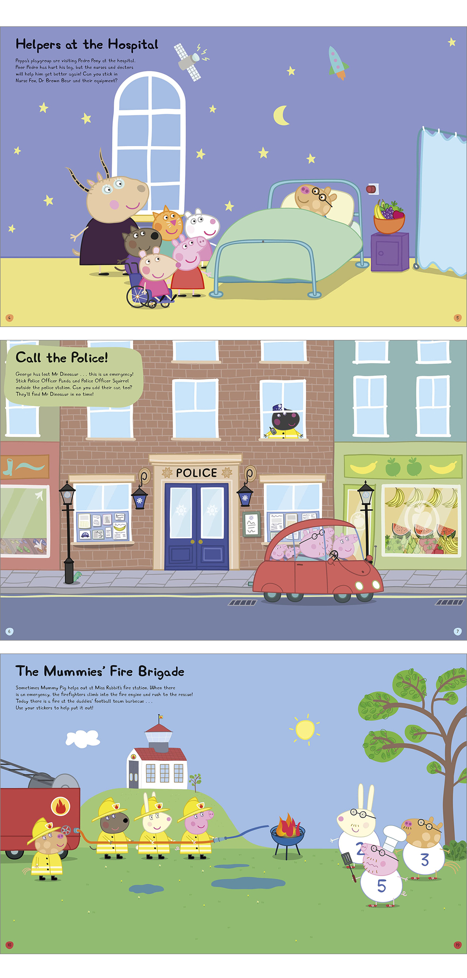 Peppa Pig : Emergency Heroes Sticker Book - 예스24