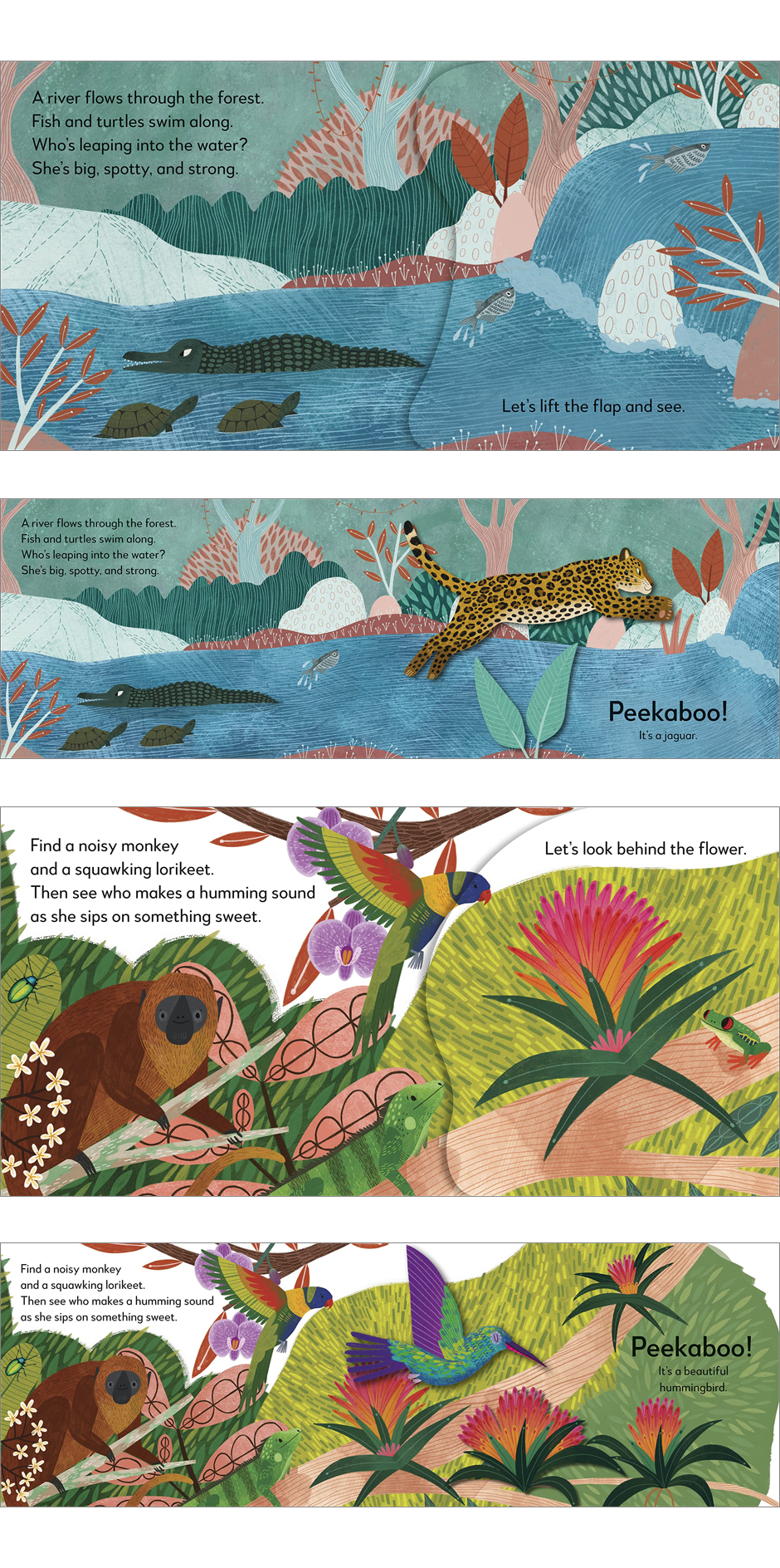 The Pop-Up Peekaboo! Rainforest | DK/Claude | Dorling Kindersley Ltd - 예스24