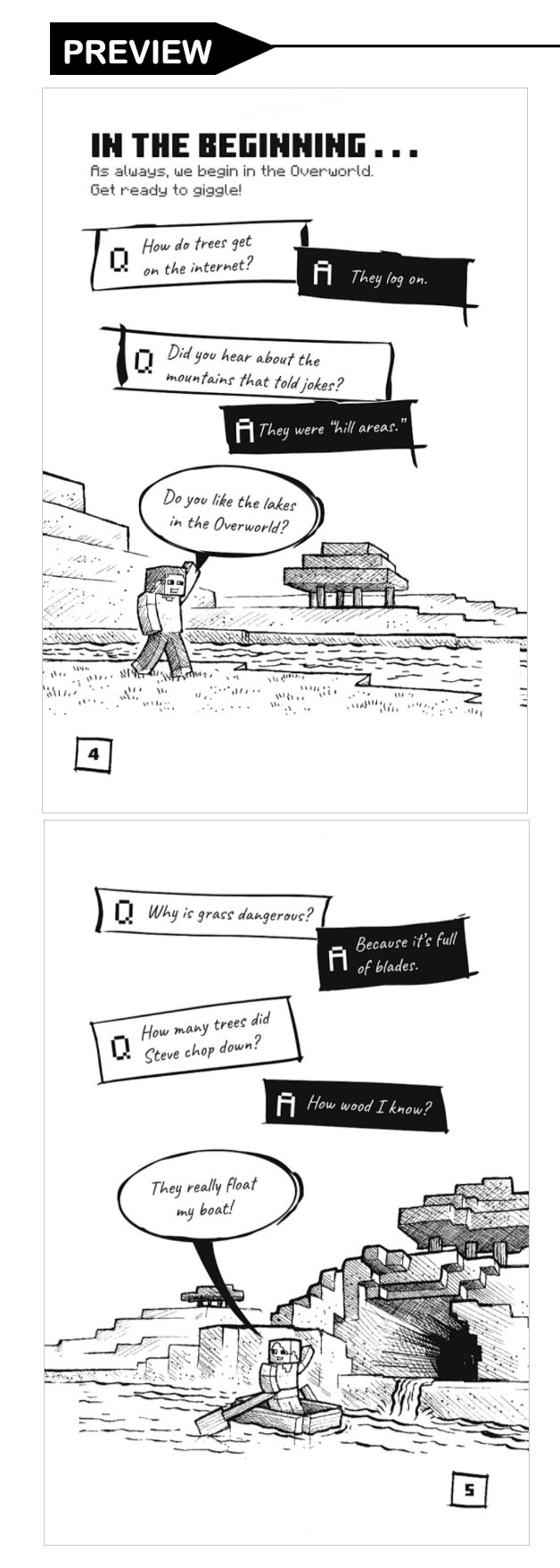 Minecraft: The Official Joke Book (Minecraft) | Morgan | Random House ...