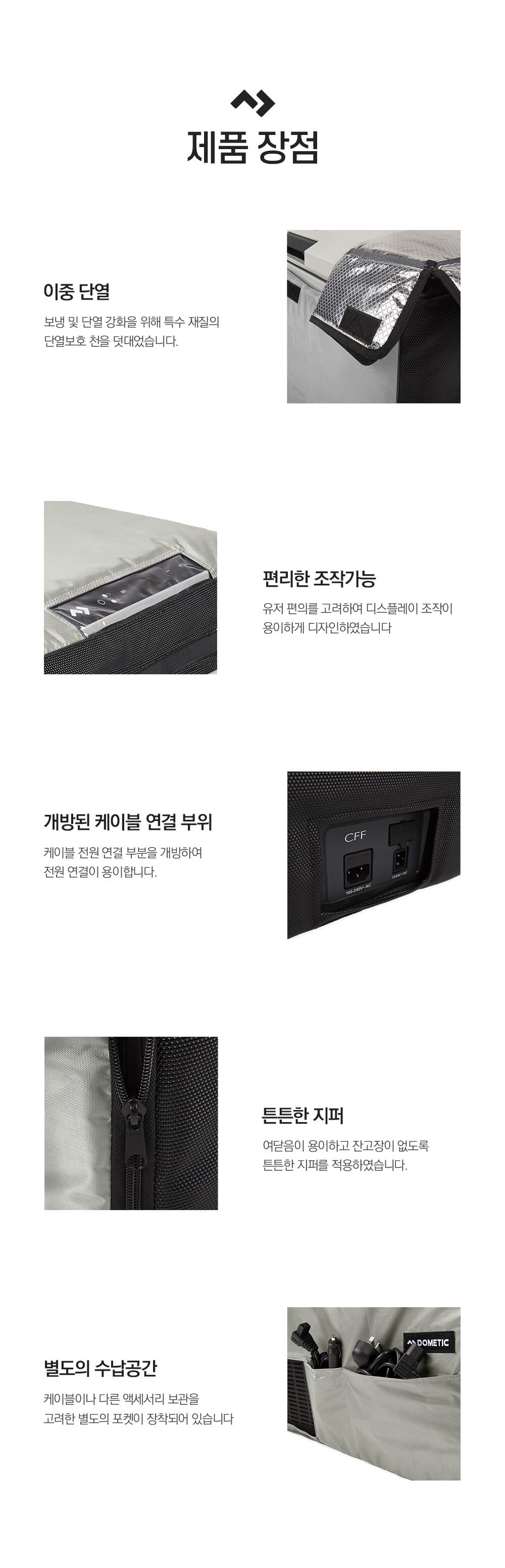 도메틱 컴프레서 냉장고 45L 차량용냉장고 캠핑용냉장고 CFF45 전용 케이스 - 예스24