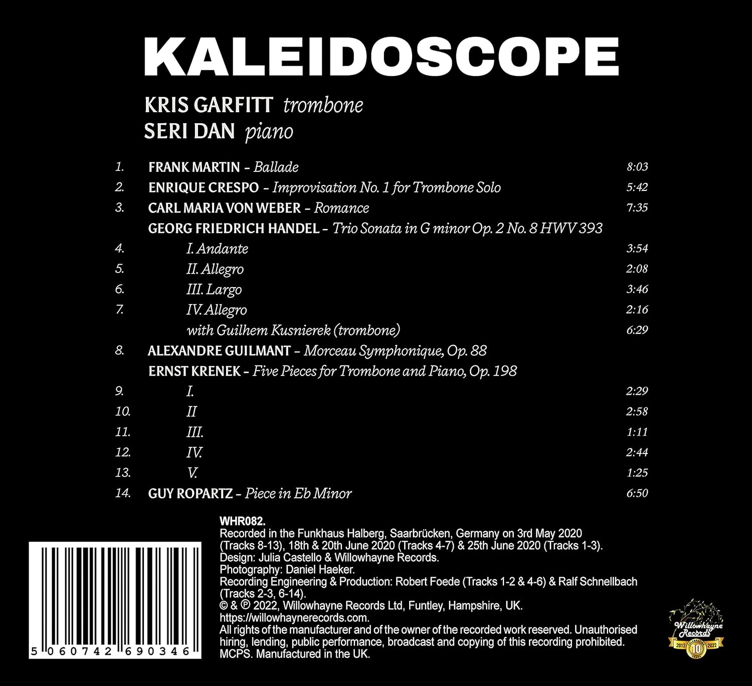 Kris Garfitt / Seri Dan 만화경: 트롬본을 위한 작품 (Kaleidoscope) - 예스24