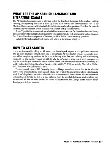 Cracking the AP Spanish Exam (2006-2007) - 예스24