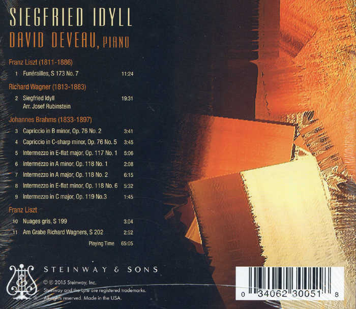 David Deveau 바그너: 지크프리트 목가 / 리스트: 장송곡 / 브람스: 광시곡과 간주곡 (Wagner ...