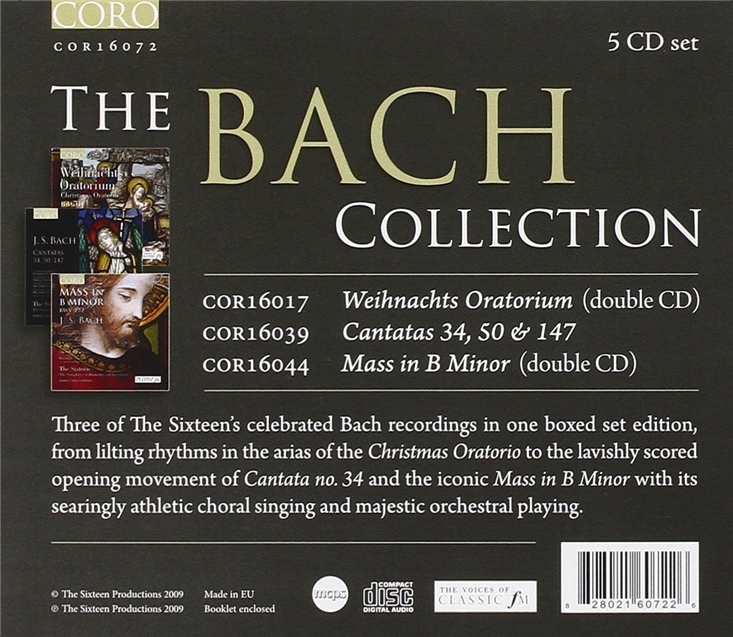 The Sixteen 바흐 콜렉션 (The Bach Collection) - 예스24