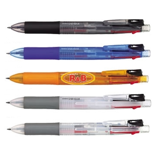 [알앤비]ZEBRA 제브라 사라사 4색 중성펜 - YES24