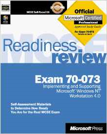 [중고샵] MCSE Readiness Review Exam 70-073: Microsoft Windows NT Workstation 4.0 - 예스24