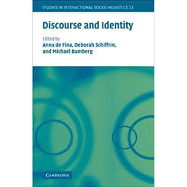 [중고샵] Discourse and Identity (Studies in Interactional Sociolinguistics ...