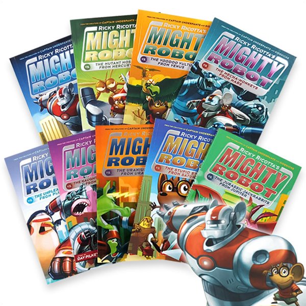 [중고샵] 원서미사용 Ricky Ricotta's Mighty Robot 챕터북 #1-9권 세트 (Paperback) - 예스24