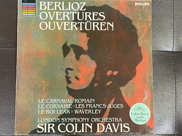[중고샵] [LP] 콜린 데이비스 - Sir Colin Davis - Berlioz Overtures LP [홀랜드반] - 예스24