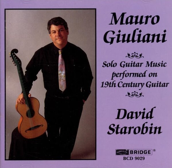 [중고샵] Mauro Giuliani : 19th Century Guitar (19세기 기타연주) - 스타로빈 (David ...