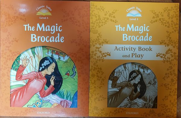 [중고샵] Classic Tales Level 5 : The Magic Brocade + Activity Book and ...