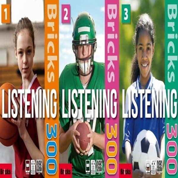 [중고샵] 브릭스 리스닝 300 Bricks Listening 300 (전3권) - 예스24