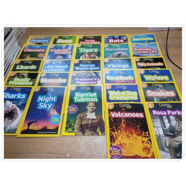 [중고샵] National Geographic Kids Readers, Level 2 1~32 세트.32 권 세트.지은이 ...